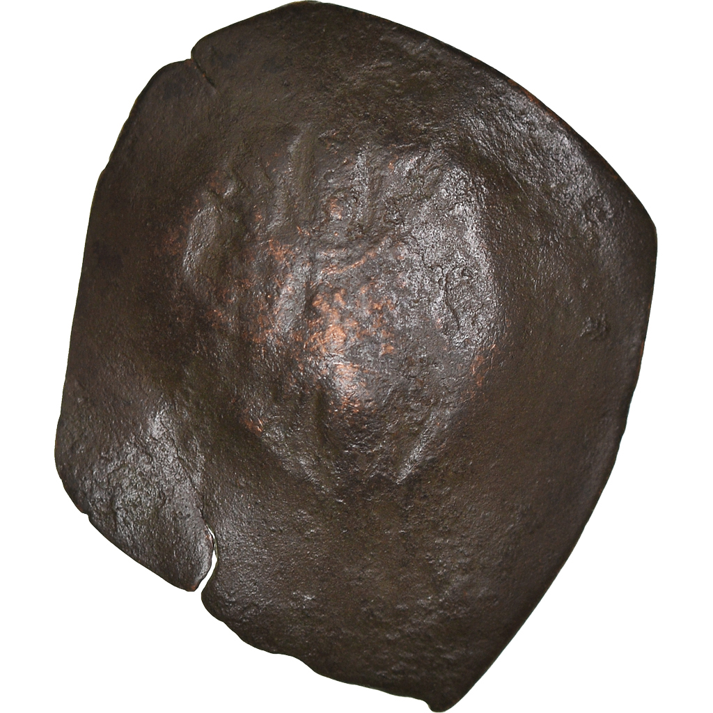 Coin, Isaac II Angelus, Aspron trachy, 1185-1195, Constantinople,