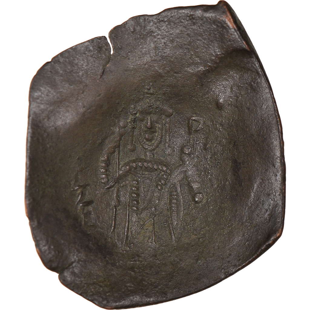 Coin, Isaac II Angelus, Aspron trachy, 1185-1195, Constantinople,