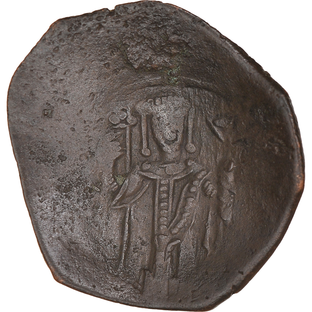 Coin, Isaac II Angelus, Aspron trachy, 1185-1195, Constantinople,