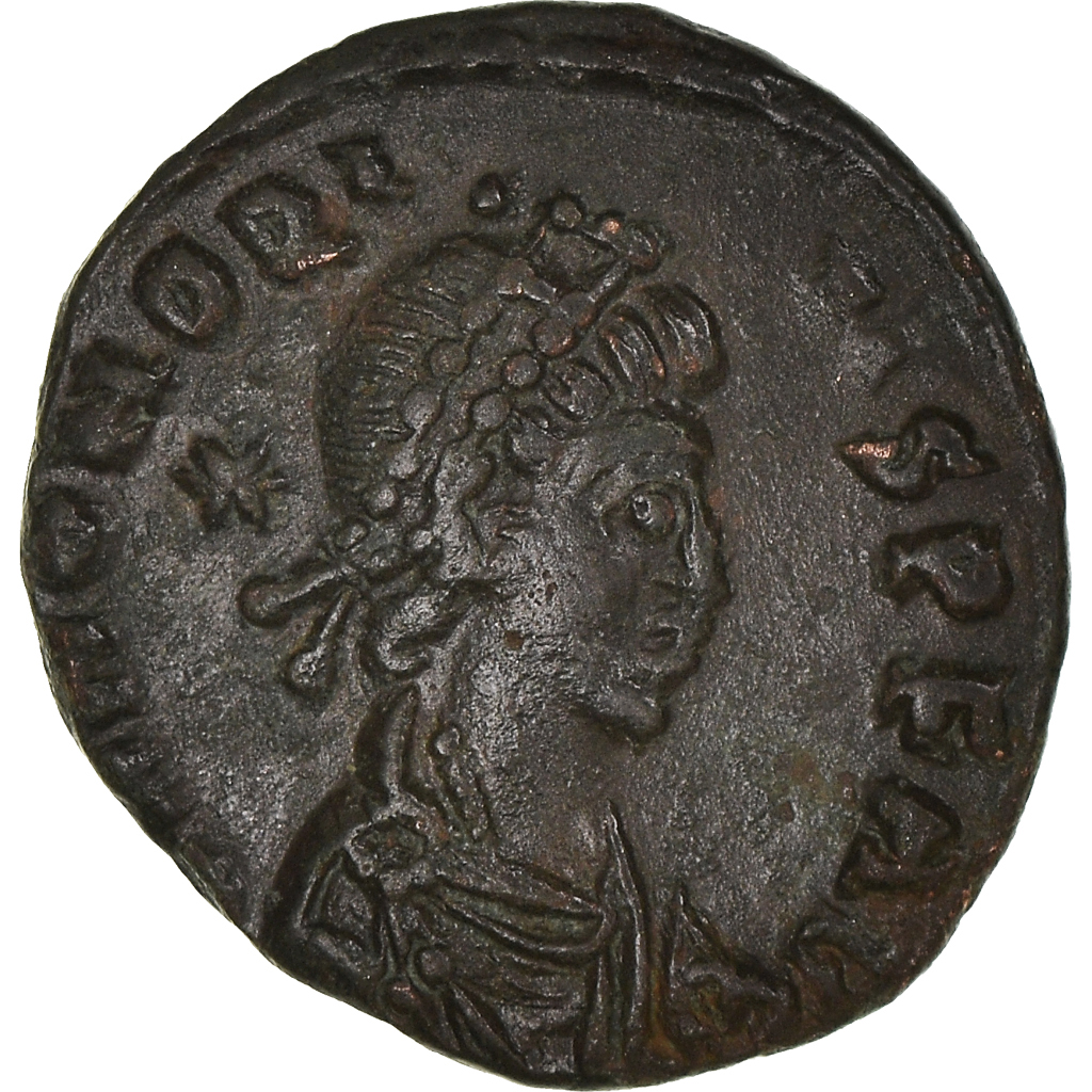 Coin, Honorius, Nummus, 408-423, Thessalonica, , Bronze, RIC:395