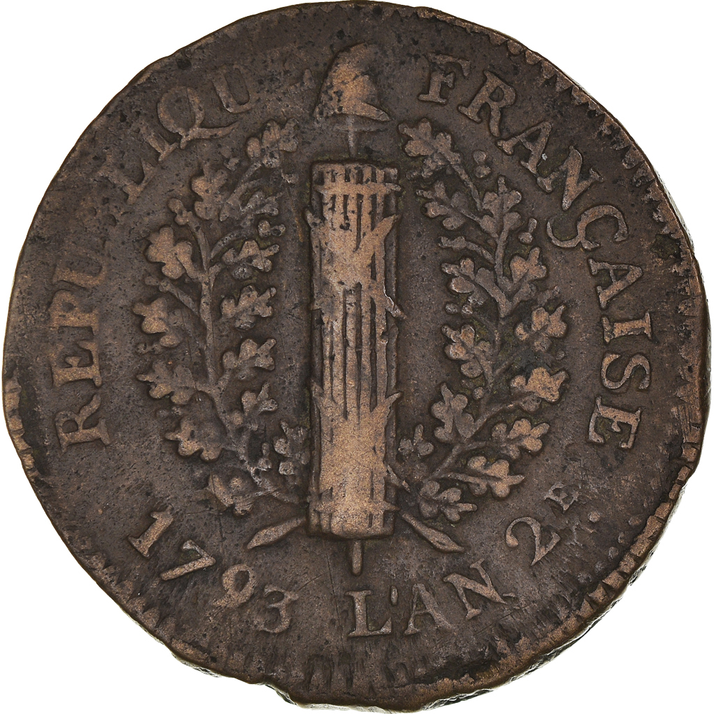 Coin, German States, MAINZ, Friedrich Karl Josef, 5 Sols, 1793, Mayence