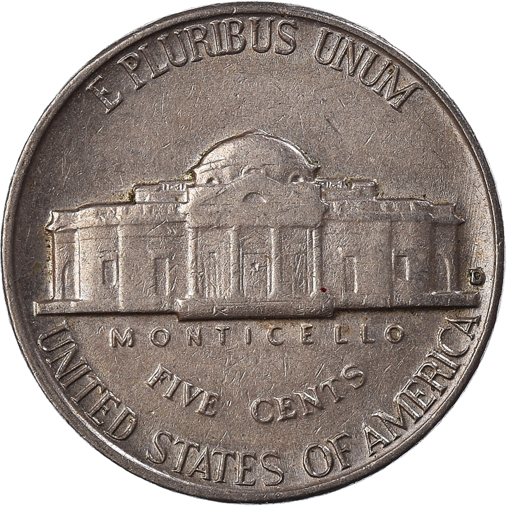 Coin United States 5 Cents 1963 5 Cents Coin United States 5 Cents 1963 5 Cents
