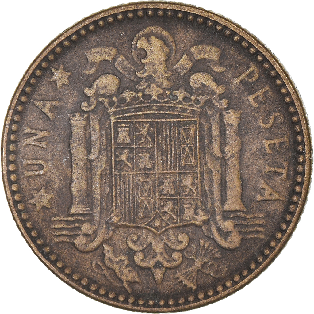 Spain, 1 Peseta, 1947 | European Coins
