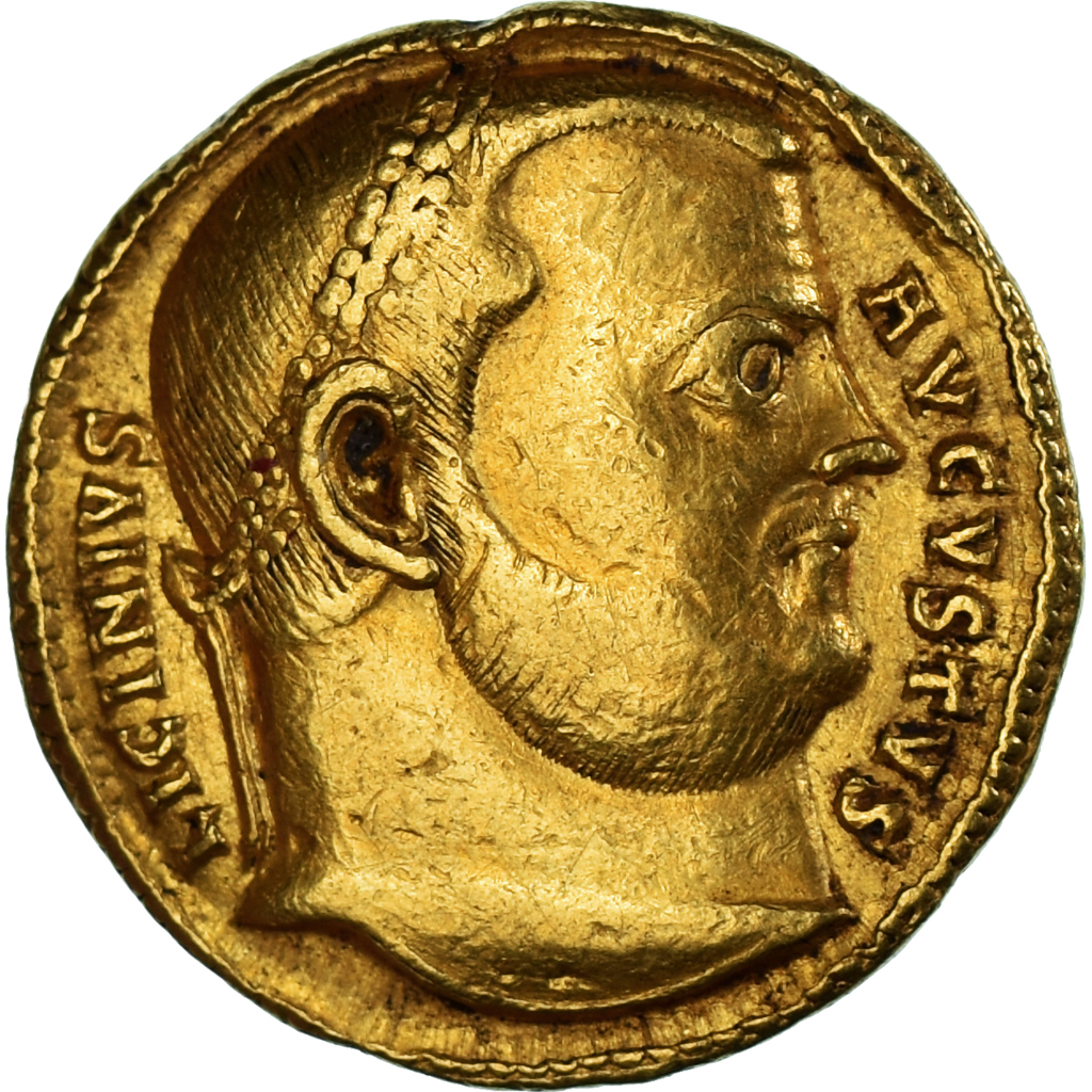 Coin, Licinius I, Aureus, 313, Nicomedia, , Gold, RIC:VII-4 | Roman ...
