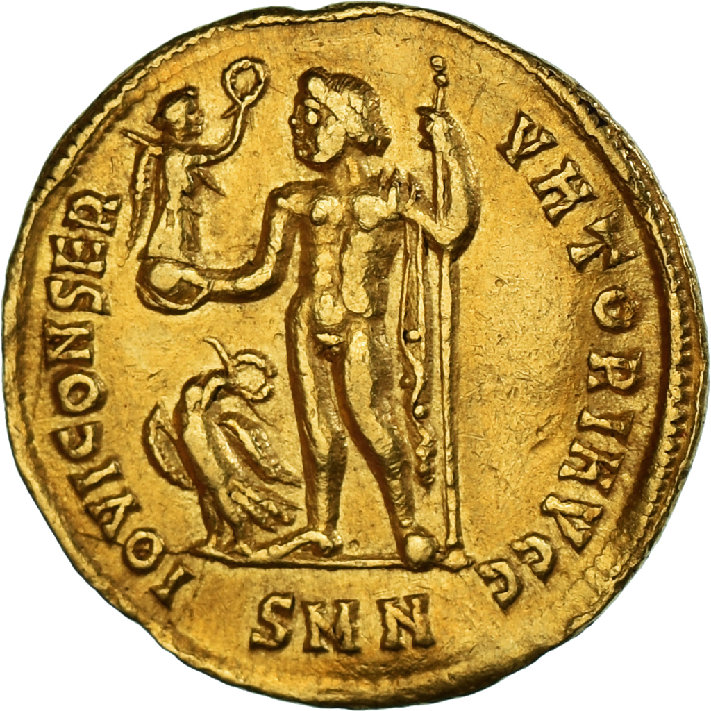 Coin, Licinius I, Aureus, 313, Nicomedia, , Gold, RIC:VII-4 | Roman ...