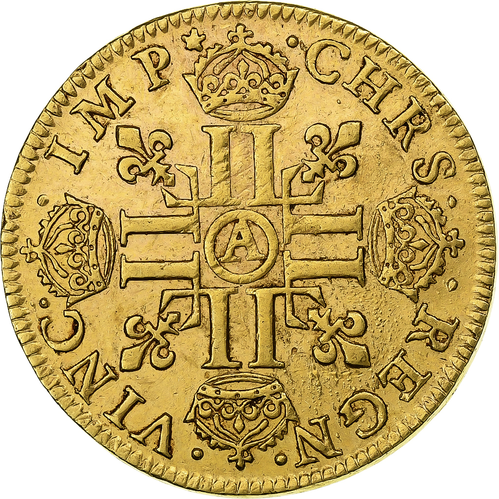 France, Louis XIII, Louis d'Or, 1641, Paris, Gold, , Gadoury:58