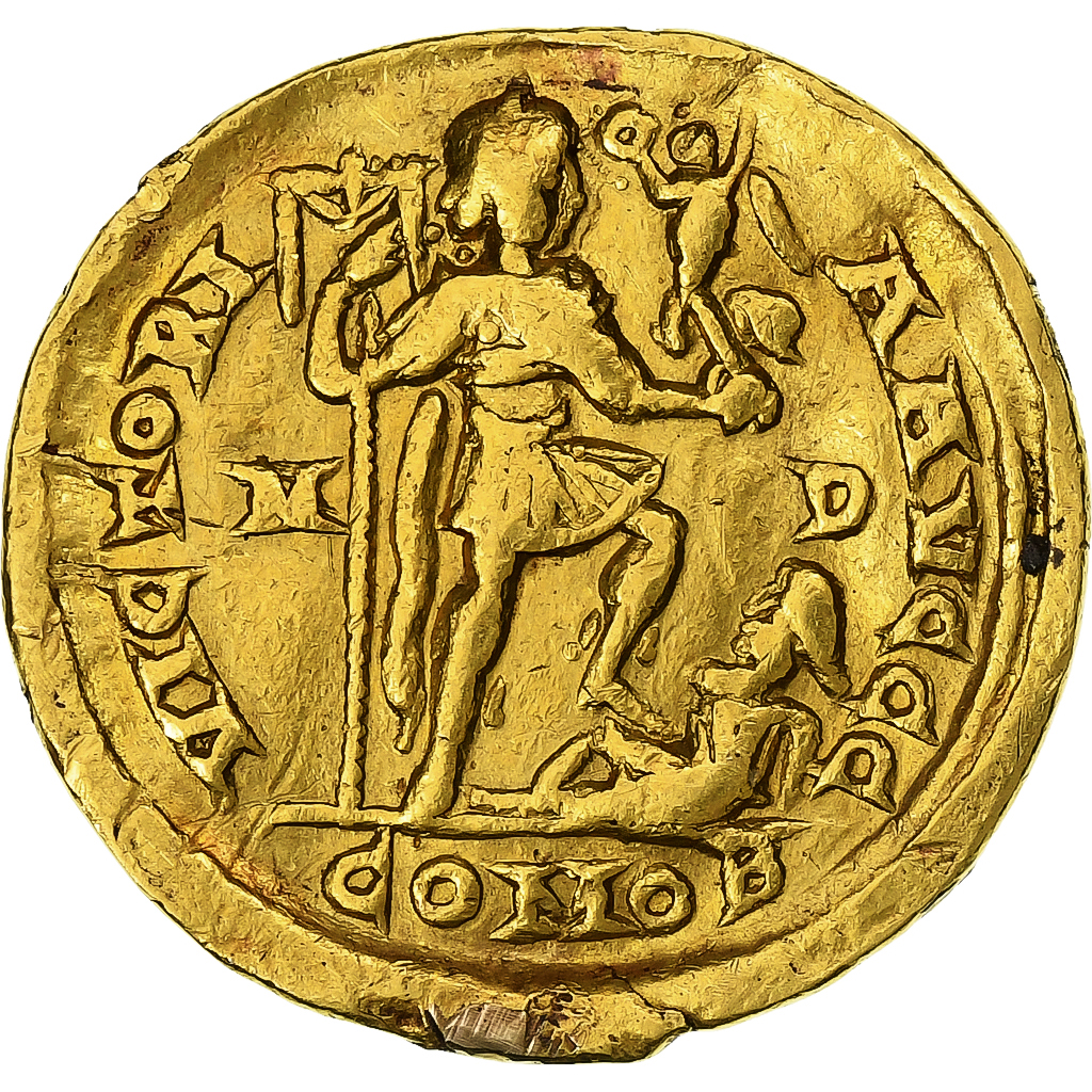Arcadius, Solidus, 397-402, Mediolanum, Gold, , RIC:35b | Roman ...