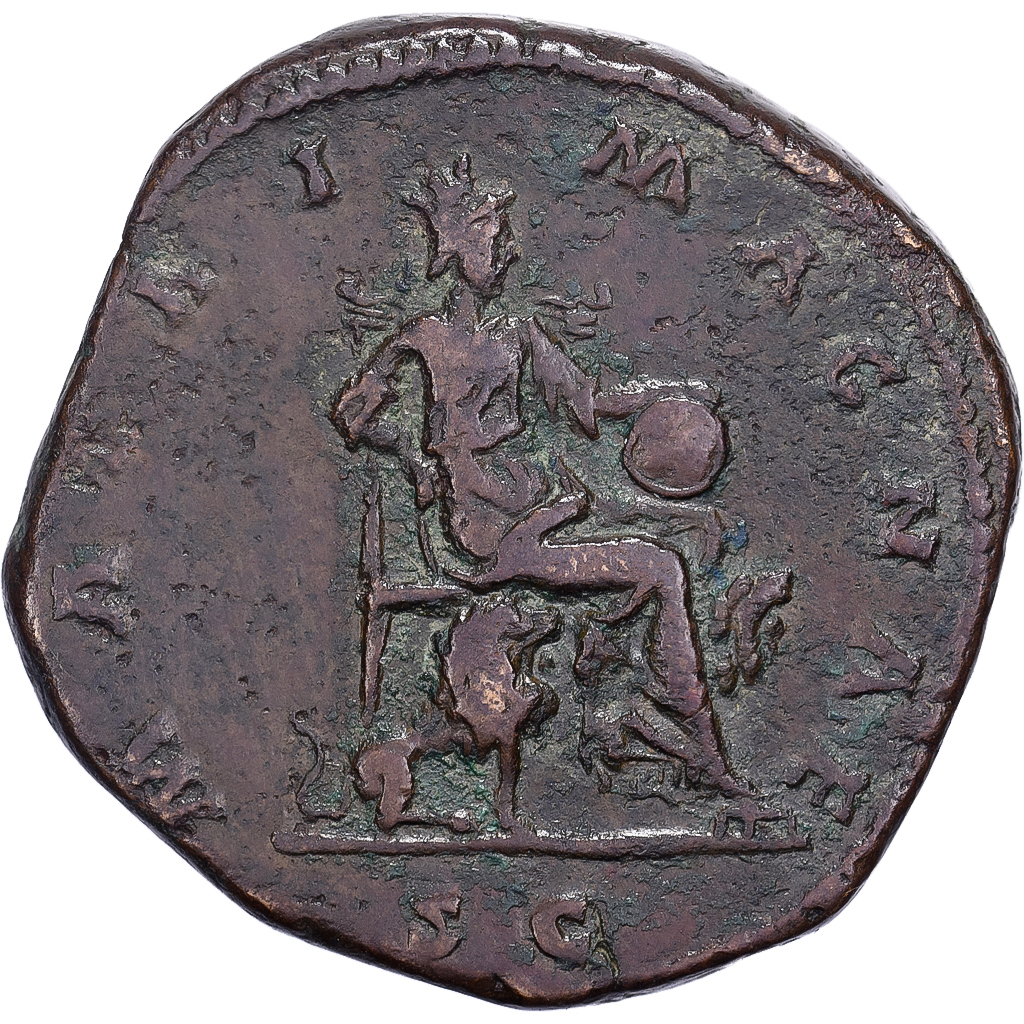 Faustina II, Sestertius, 161-176, Rome, Bronze, | Roman Imperial Coins