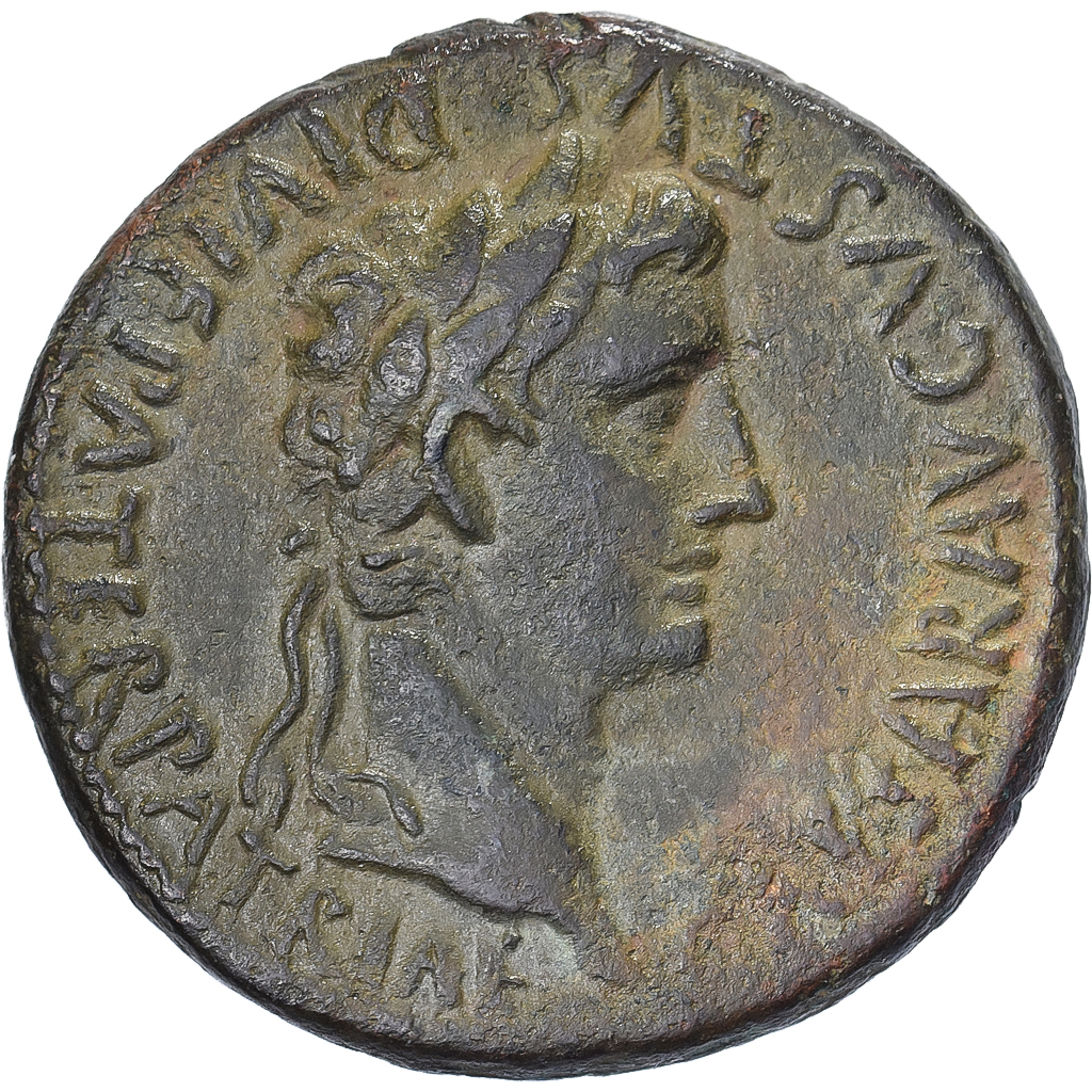 Augustus, As, 9-14, Lugdunum, Bronze, , RIC:233 | Roman Imperial Coins