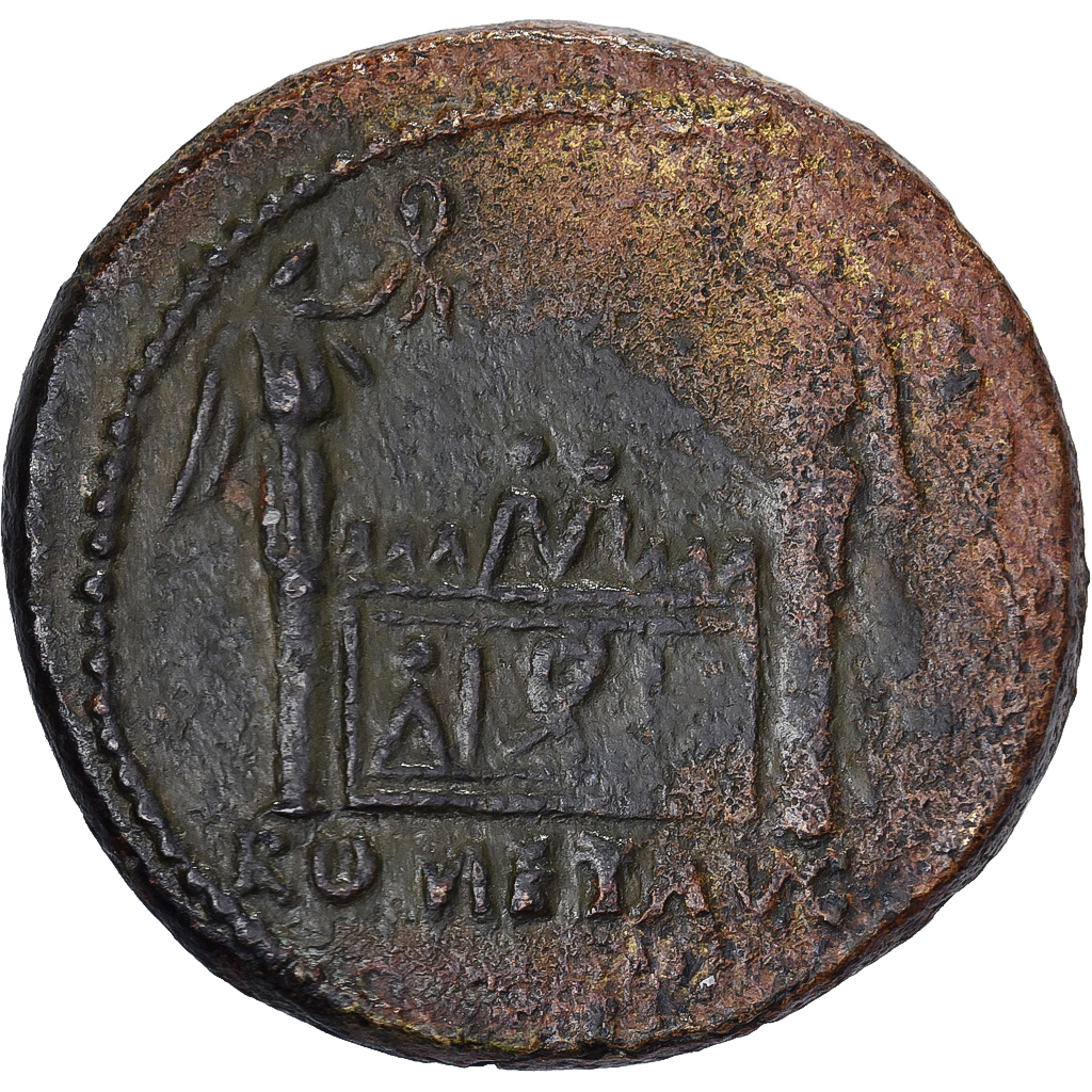 Tiberius, Semis, 8-10, Lugdunum, Bronze, , RIC:237 | Roman Imperial Coins
