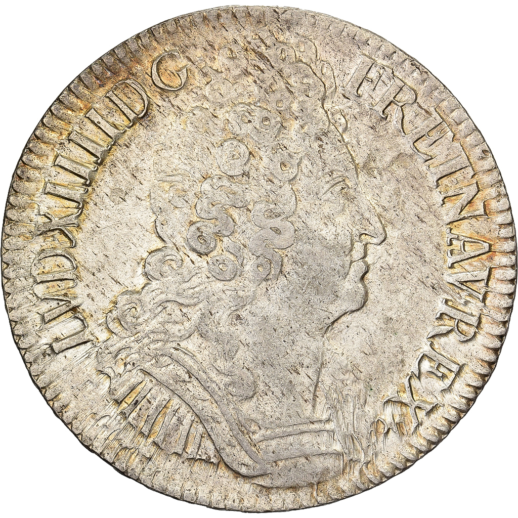 France, Louis XIV, Ecu aux 3 couronnes, 1711, Paris, Silver, | European ...