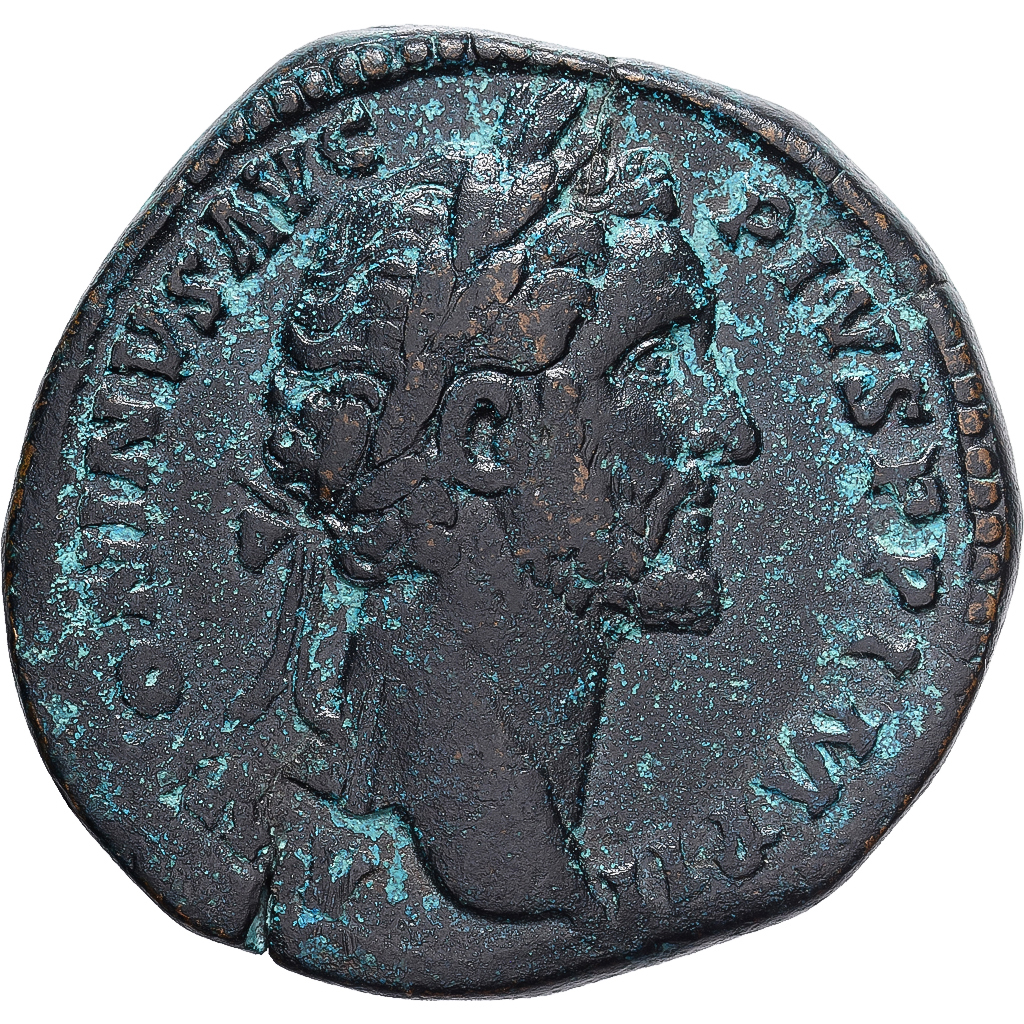 Roman Empire, Antoninus Pius, Sestertius, 156-157, Rome, Bronze,