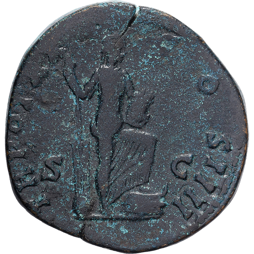 Roman Empire, Antoninus Pius, Sestertius, 156-157, Rome, Bronze,